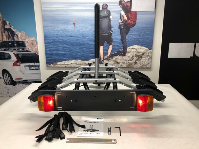 Thule 9403 Ride on Towbar Mounting 3 Bike Carrier for sale online | eBay