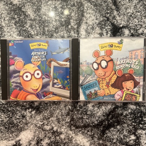 Arthur’s Reading Race & Computer Adventure Windows CD-Rom 1996 Living ...