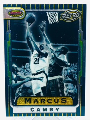 1997-98 Bowman Best Retro Marcus Camby Toronto Raptors / Huskies #TB19 ...