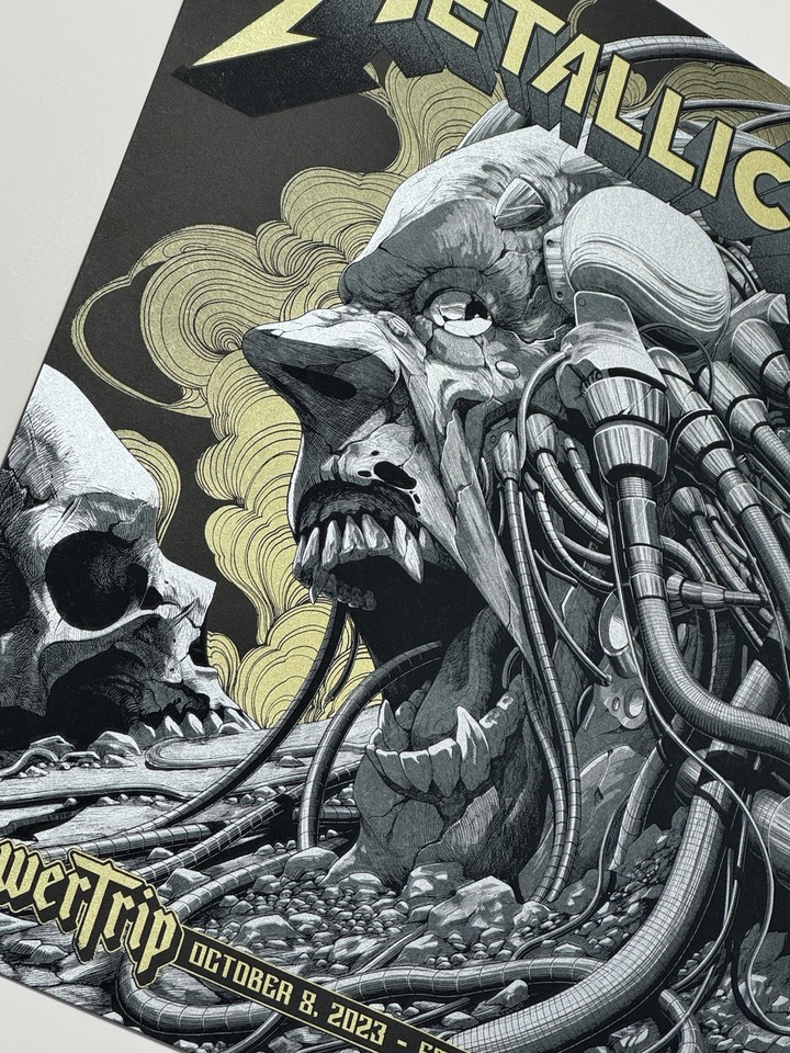 Metallica Poster Indio CA 2023 Empire Polo Club Official Silkscreen #’d ...