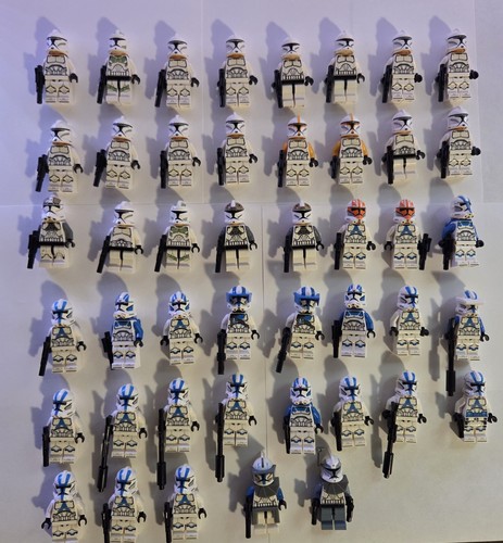 Lego Star Wars Minifigure Lot Clone Troopers Captain Rex Commander ...