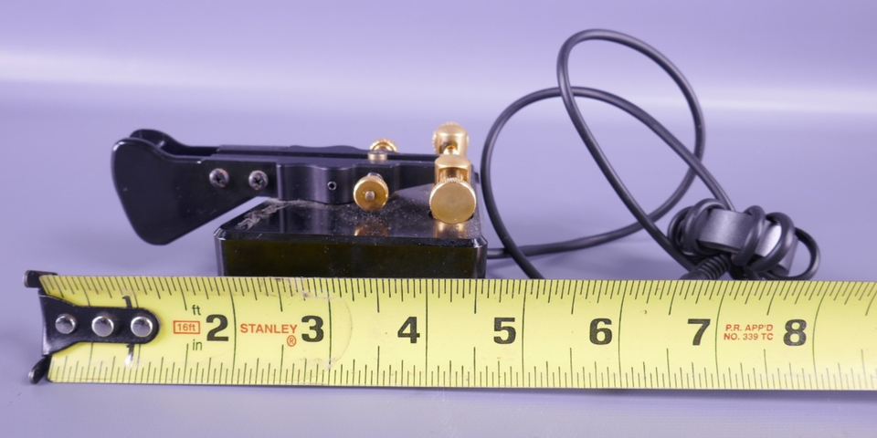 Begali Simplex Morse Code Telegraph Key Piero Begali Italy Made Serial ...