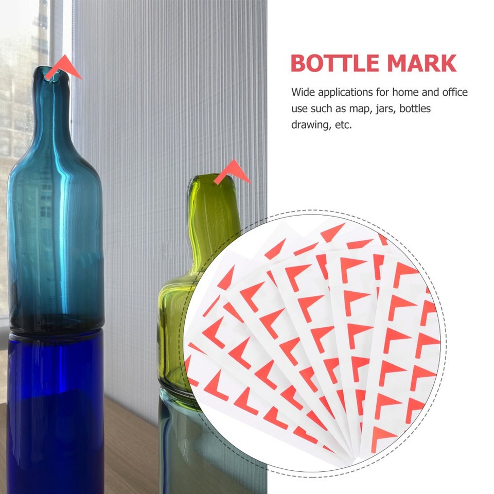 12 Sheets Sticker Labels to Write on Map Location Markers Color ...