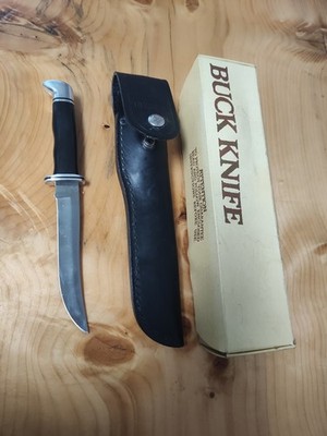 Vintage 1989 Buck 121 Guide Fixed Blade Hunting Knife Fishing | eBay