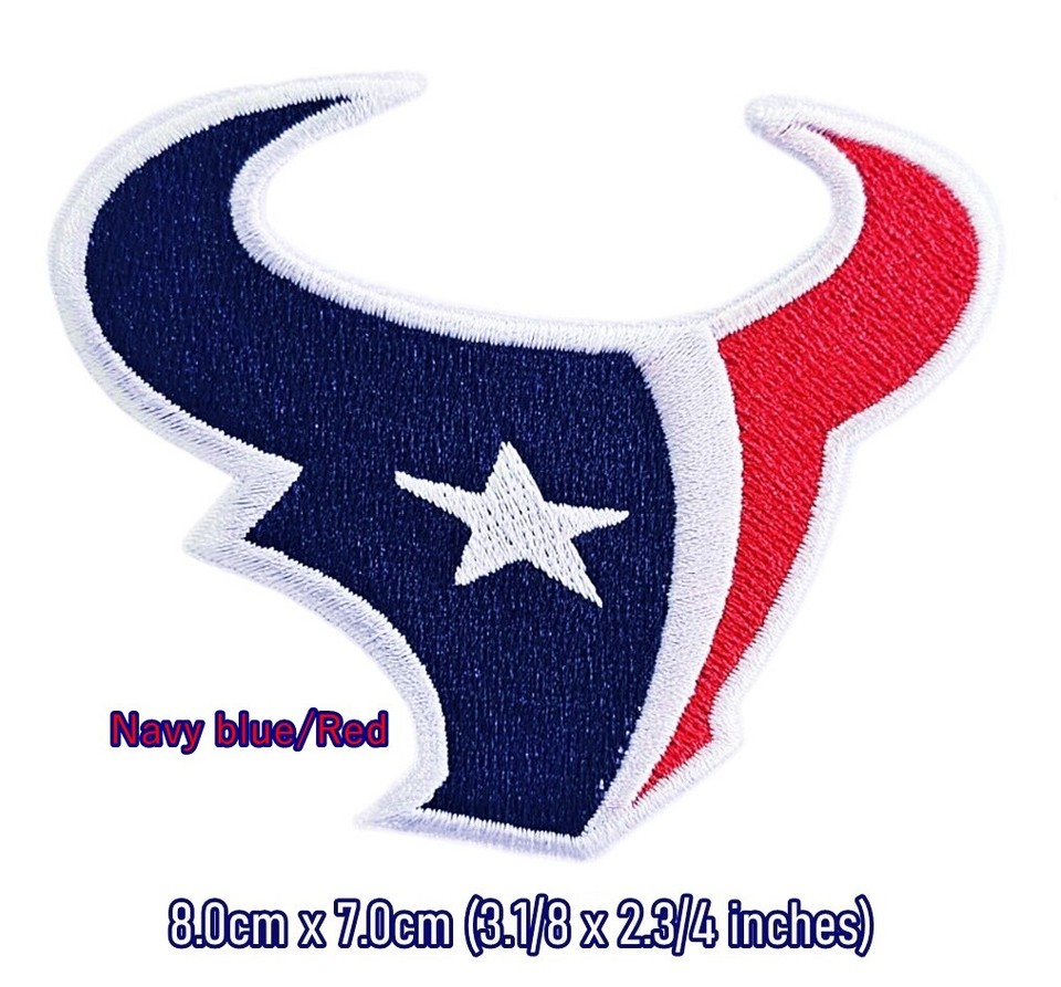Houston-Texans Football PATCHES Embroidery NFL-logo iron&Sewing on ...