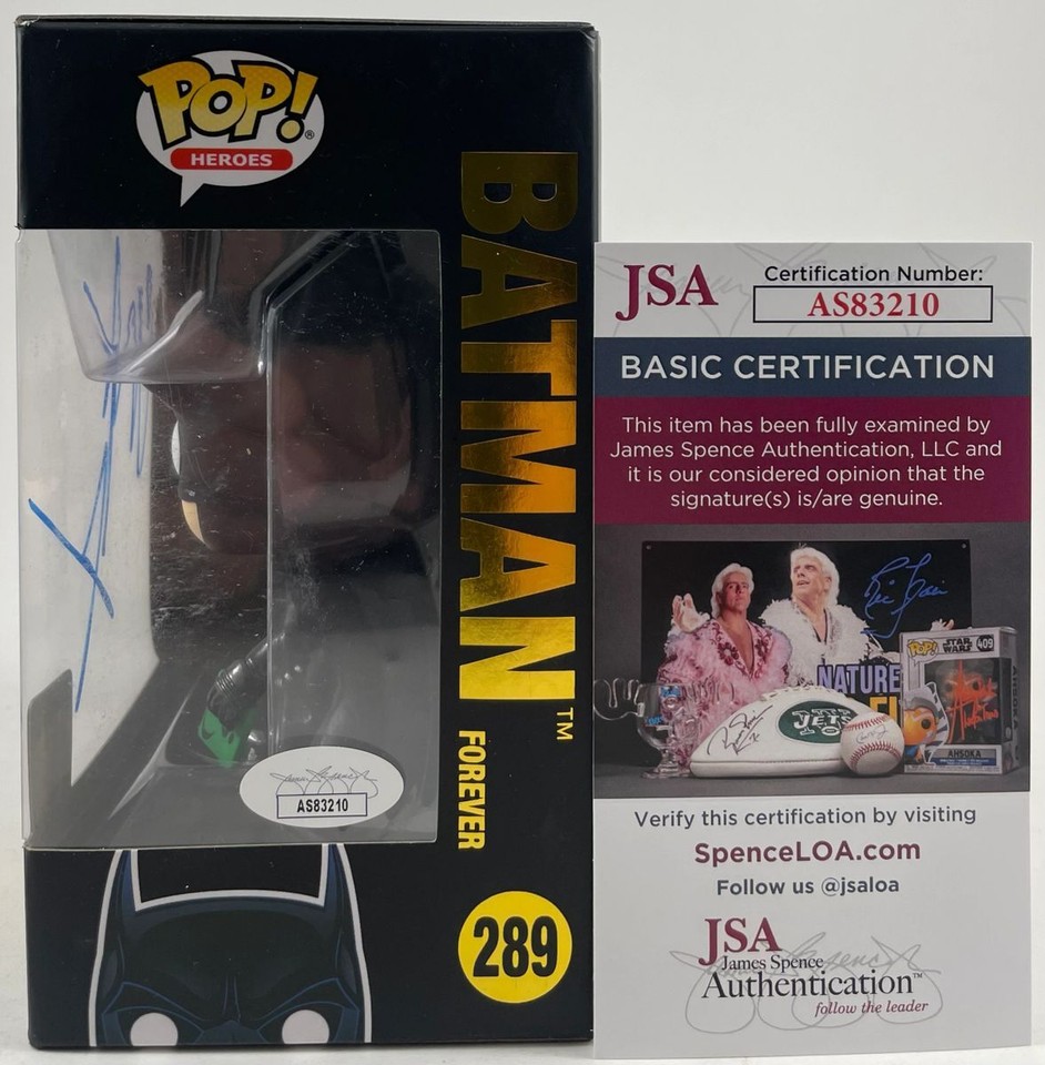 Christian Bale Signed Batman Funko POP! #289 A Autograph Dark Knight ...