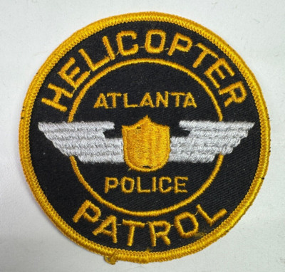 Atlanta Police Helicopter Patrol Georgia GA Air Support Aviation Patch ...