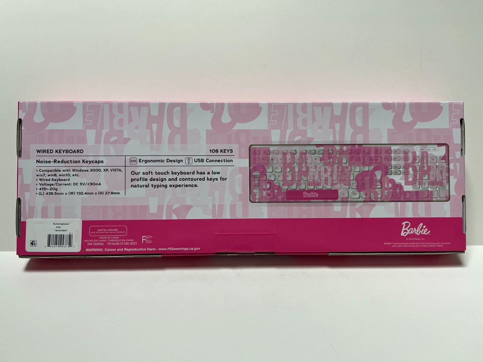 Barbie Printed Keyboard Wired Computer Keyboard | eBay