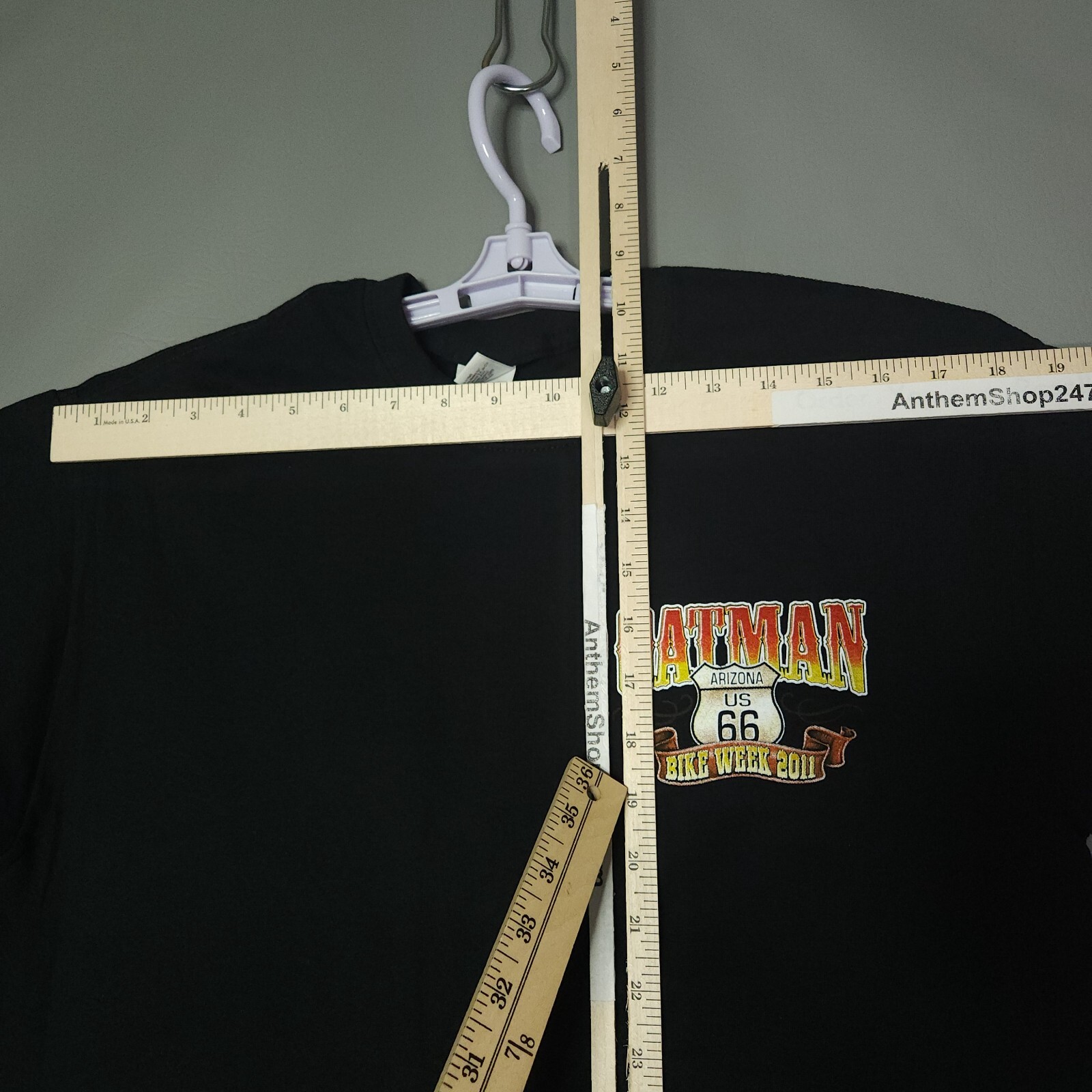 2011 Oatman Arizona Motorcycle Bike Week Shirt M Route 66 Western Horse ...