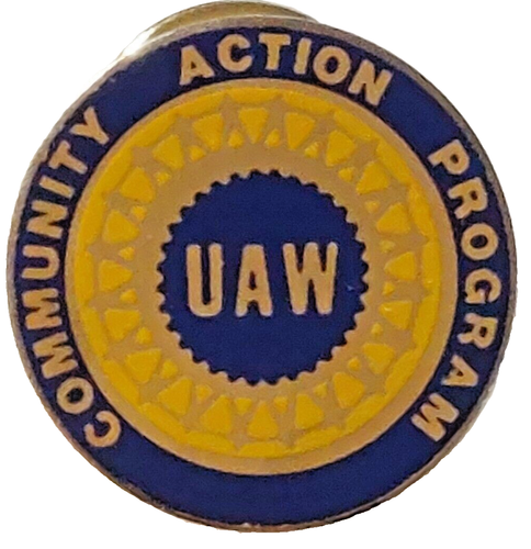 UAW (United Auto Workers) Community Action Program Lapel Pin | eBay