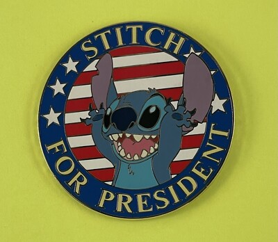 Disney Auctions LILO & STITCH LE 1500 Pin Stitch for President ELECTION ...