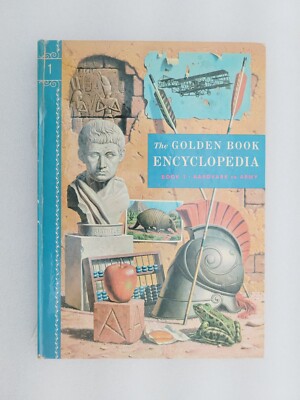 The Golden Book Encyclopedia Book 1 - Aardvark to Army. Hardcover 1960 ...