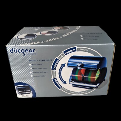 Discgear Selector 50 Disc Holder Protector For CD's DVD Games Software Brand New | eBay