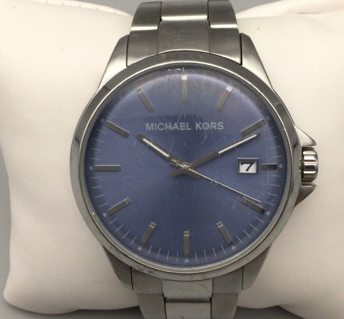 Michael Kors Watch Silver Men