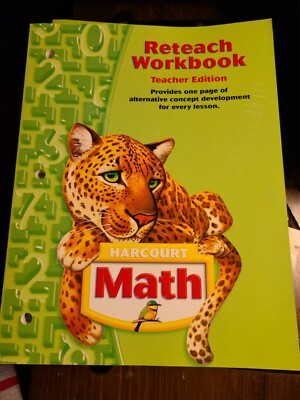 Harcourt Math: Reteach Workbook, Teacher Edition Grade 5 9780153364983 ...
