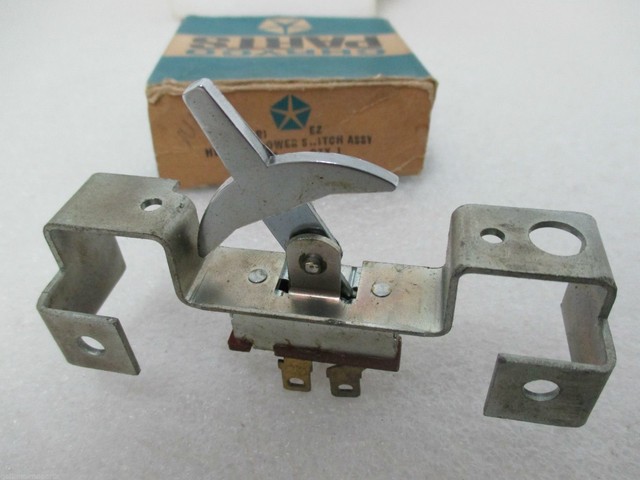 MOPAR NOS 1965 Plymouth Fury Dodge Polara Chrysler Heater Blower Switch ...
