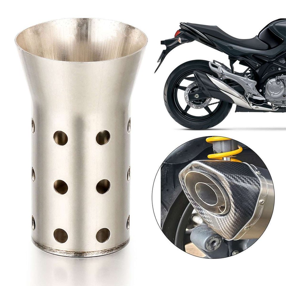 2Pcs Universal Motorcycle Exhaust Pipe Muffler Insert Baffle DB Killer ...