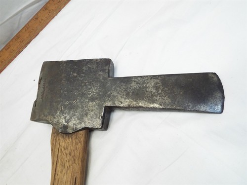 Antique Hand Forged Mortising Axe Wood Tool Mortise Ax Mellinger ...