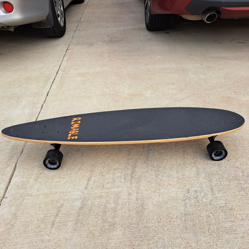 RIMABLE Bamboo Pintail Longboard Coconut Tree Beach 41 Inch | eBay