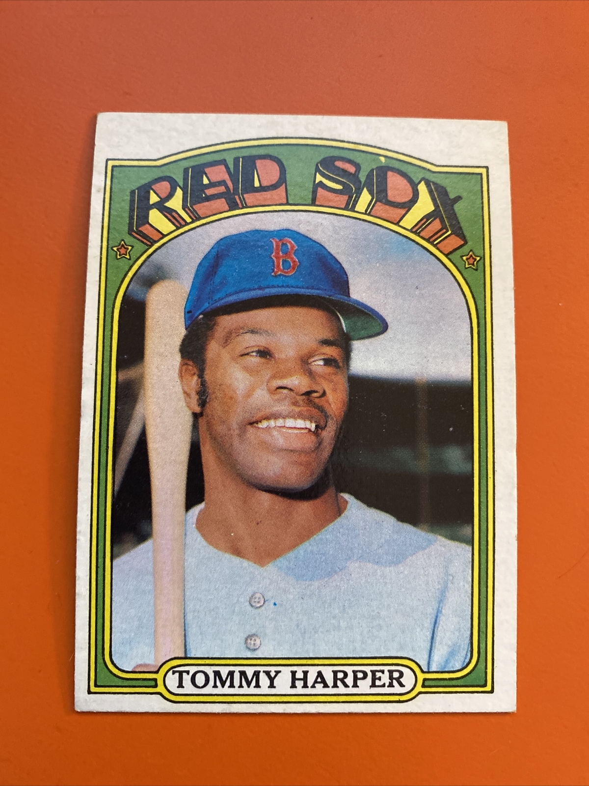 1972 Topps #455 Tommy Harper MLB Baseball Card Boston Red Sox EX | eBay