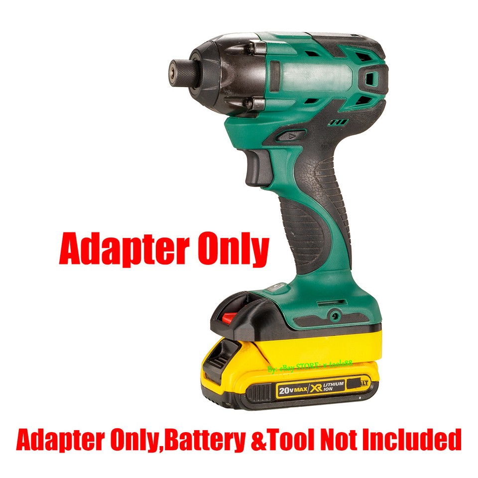 1x Adapter fits DeWalt 20v MAX XR Li-lon Batteries to Masterforce BOOST ...