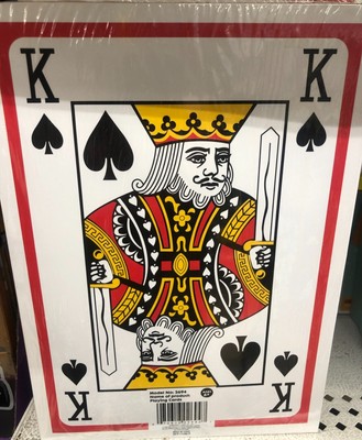 Jumbo Playing Cards plastic coated | eBay