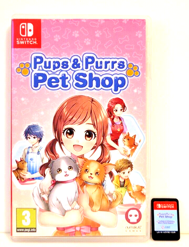 Nintendo Switch Pups & Purrs Pet Shop KIDS DOG CAT GAME EXCELLENT ...