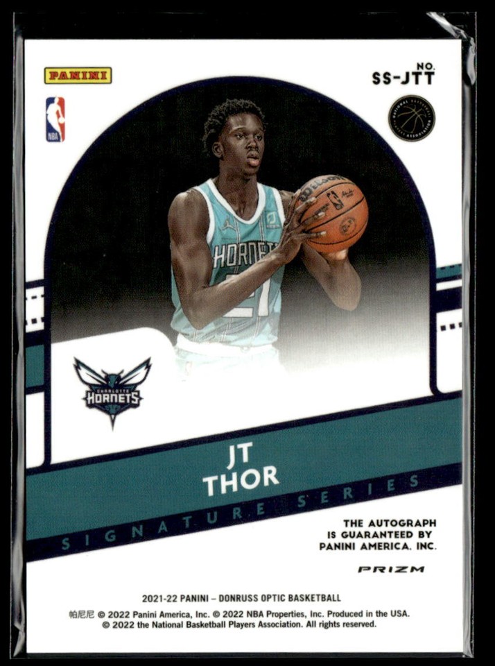 2021 Donruss Optic Holo RC #SS-KSW Jt Thor Signature Series Holo | eBay
