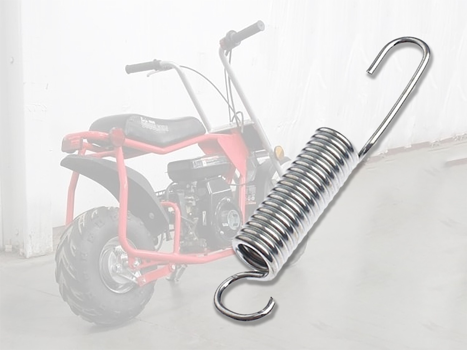 85 mm Kickstand Spring for the Monster Moto MM-B80 Mini Bike - Chrome ...