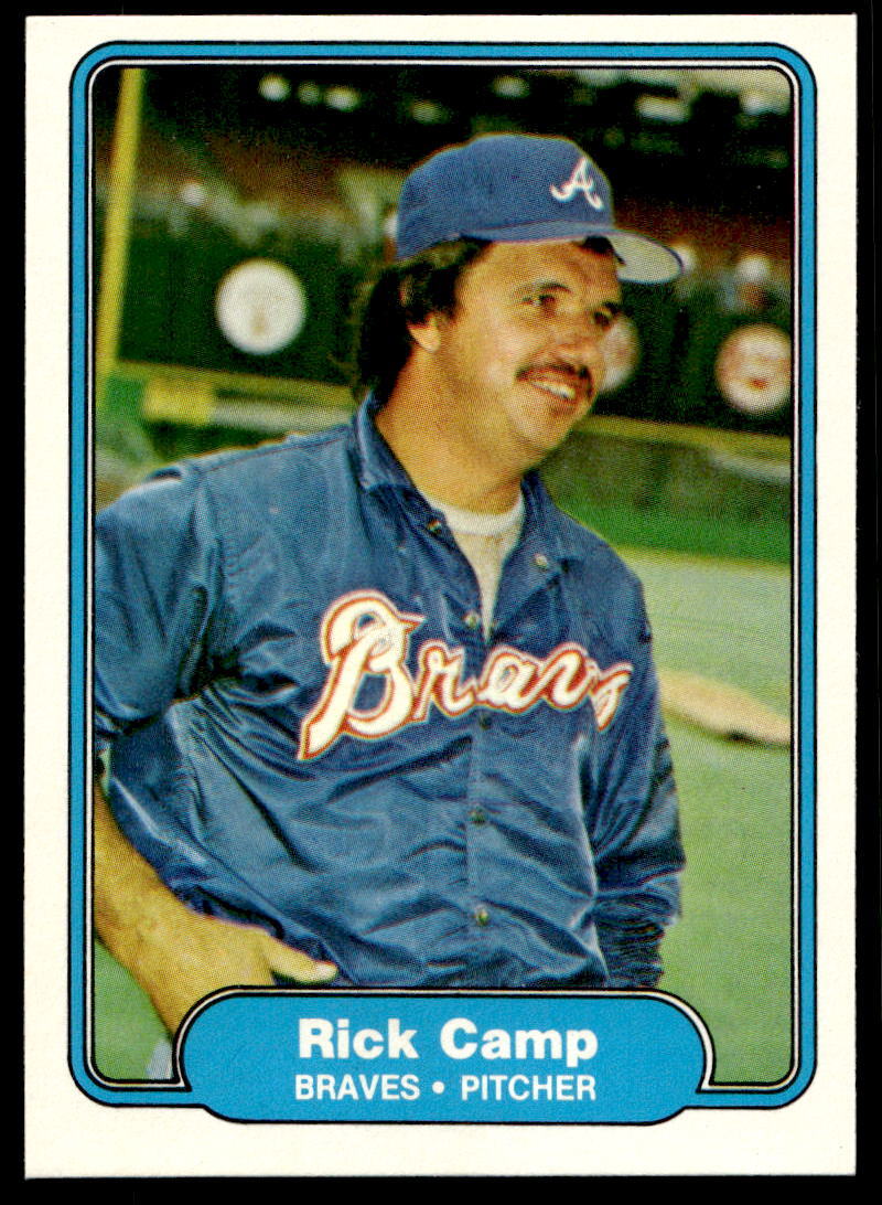 1982 Fleer 432 Rick Camp Atlanta Braves Baseball Card | eBay