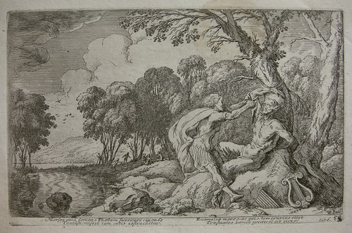 `SCHINDUNG DES MARSYAS; APOLLO FLAYING MARSYAS; OVID` J. W. BAUR ...