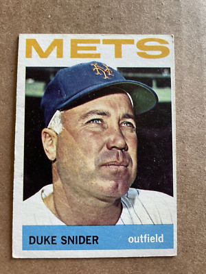 Duke Snider Signed 1964 Topps Baseball Card #155 Mets | eBay