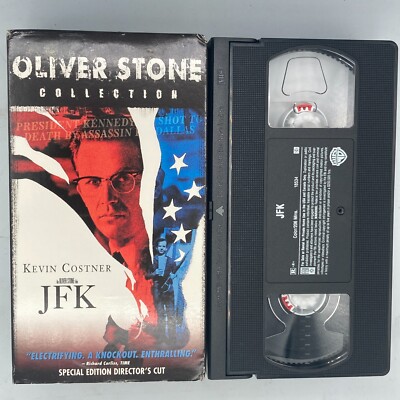 JFK (1991), VHS Movie, Warner Home Video Oliver Stone Collection (2000 ...