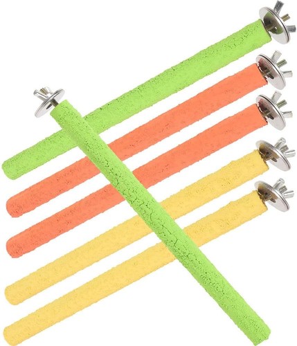 BESTonZON Bird Claw Grinding Rod 6 Pieces 10 Inch Wooden Paw Grinding ...