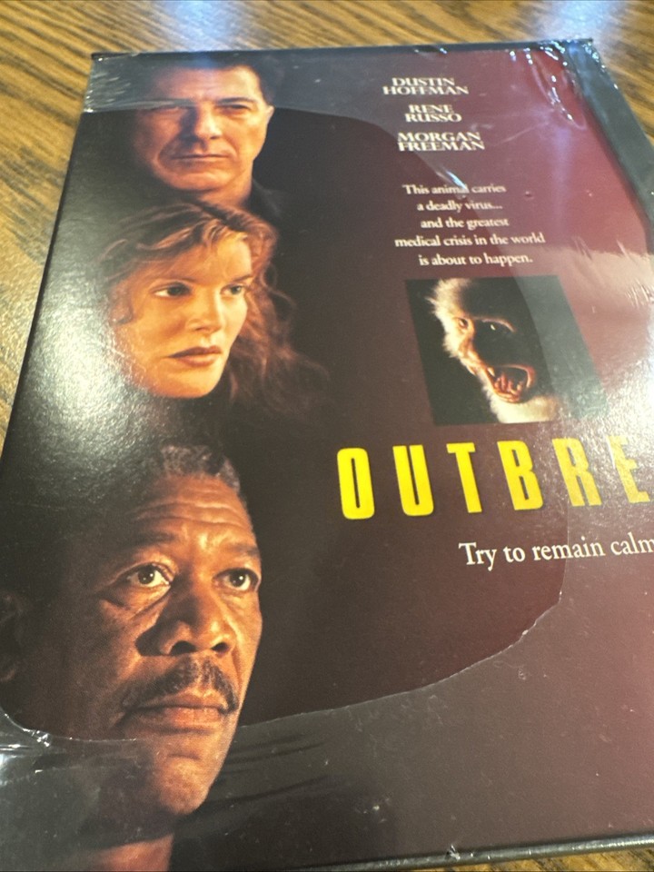 Outbreak (DVD, 1995) Dustin Hoffman Morgan Freeman Rene Russo NEWSealed But Torn 85391363224| eBay