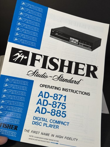 Vintage Fisher Stereo Component Rack System Manuels 15 Pieces 1980's | eBay