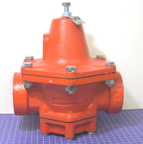 CASH VALVE Pressure Regulator B Cast Iron 2" Inlet 2" Outlet 9 1/4 ...