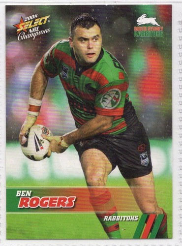 2008 Select Ben Roberts Rabbitohs NRL Champions No 154 | eBay Australia