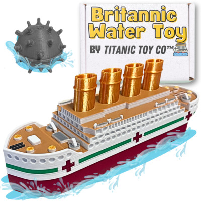 6" Britannic Bath Boat And Pool Toy, Titanic Model Titanic Toy For Kids ...