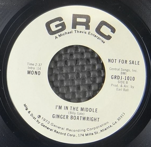Ginger Boatwright ‎– I'm In The Middle (GRC ‎– GRDJ-1010) promo | eBay