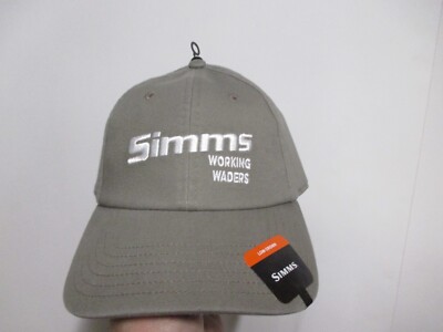 SIMMS (WORKING WADERS) MENS RELAXED SNAPBACK BASEBALL HAT (ADJUSTABLE ...