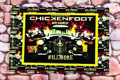 CHICKENFOOT AT FILLMORE CONCERT POSTER TIN | eBay