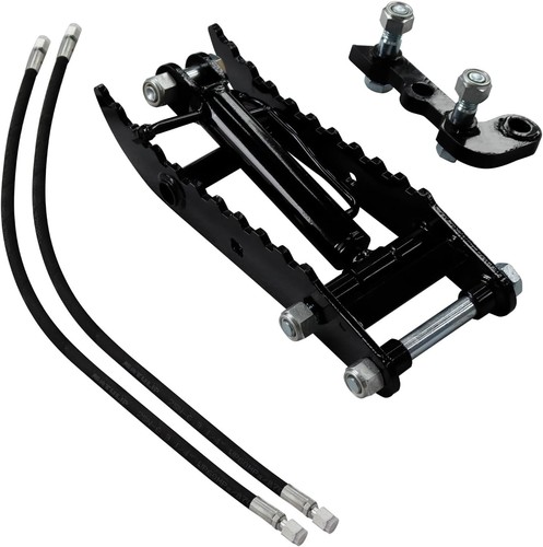 L-Shaped Three Hole Hydraulic Thumb For Mini Excavators Attachments ...
