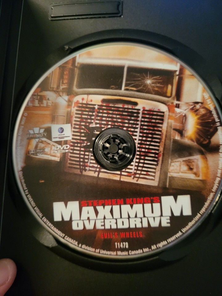 Stephen King's Maximum Overdrive Dvd (1986) Wide-screen Version | eBay