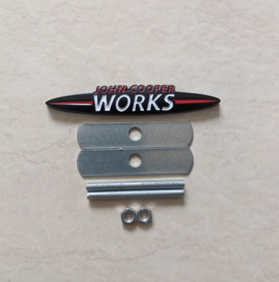 F56 MINI Cooper S JCW John Cooper Works Black Small Front Grille Badge ...