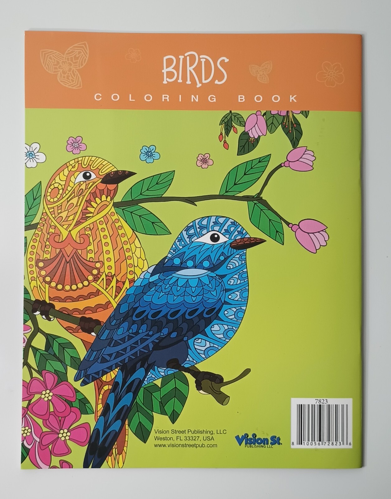 Birds Adult Coloring Vision Street Publishing USA | eBay