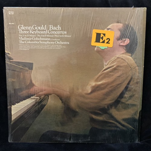 BACH Keyboard Concertos 3, 5, 7 GLENN GOULD - COLUMBIA MS 7001 2EYE ST ...