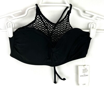 Volcom Women’s Black Halter Bikini Top Size S | eBay