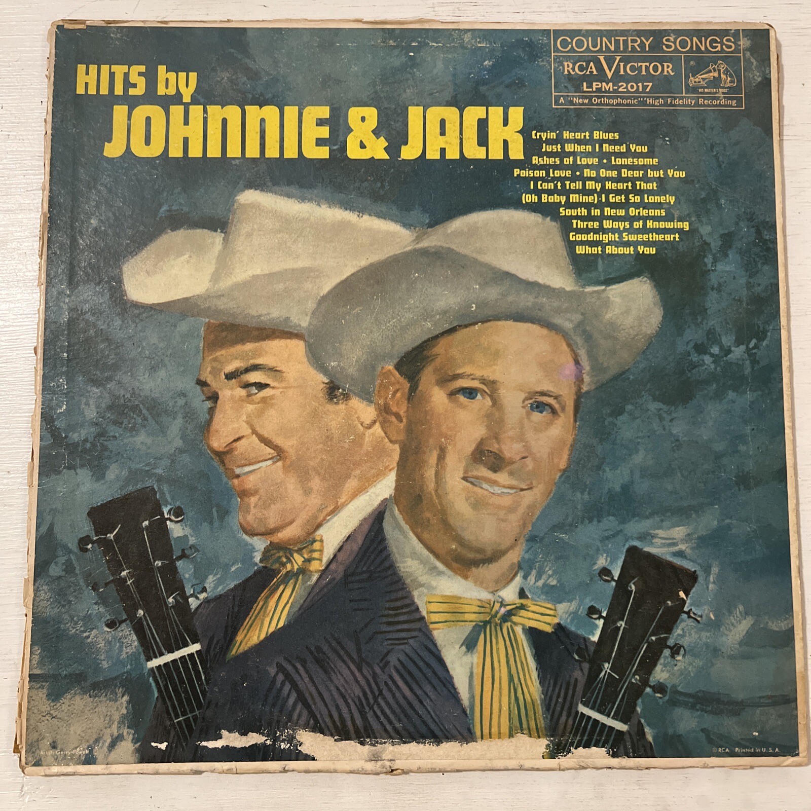 Johnnie & Jack - Hits By Johnnie & Jack - RCA Victor LPM-2017 F/VG | eBay