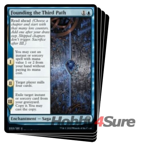 Founding The Third Path X4 M/NM Magic: The Gathering MTG Dominaria ...